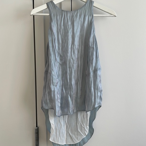 rag & bone | Tops | Reg And Bone Metallic Blue Top | Poshmark